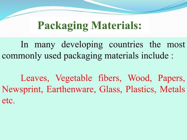 Packaging | PPTX