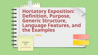 Hortatiry Text MATERI BAHASA INGGRIS KELAS 11.pptx