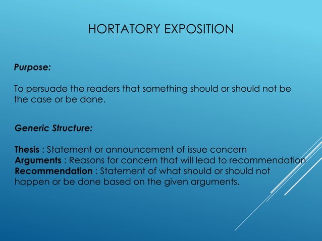 HORTATORY EXPOSITION TEXT GRADE XI .pptx