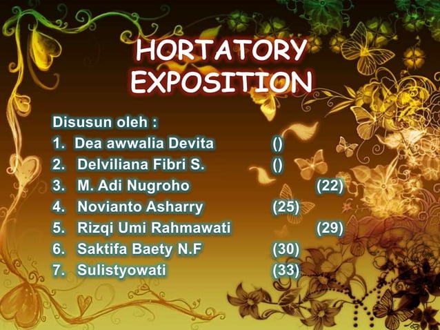 Hortatory exposition | PPTX