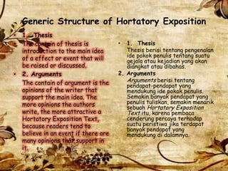 Hortatory exposition | PPTX
