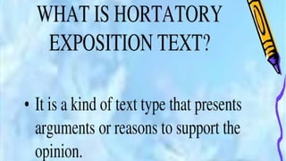 HORTATORY EXPOSITION.pptx;,a;',c,cqcfqecfmqelfq | PPT