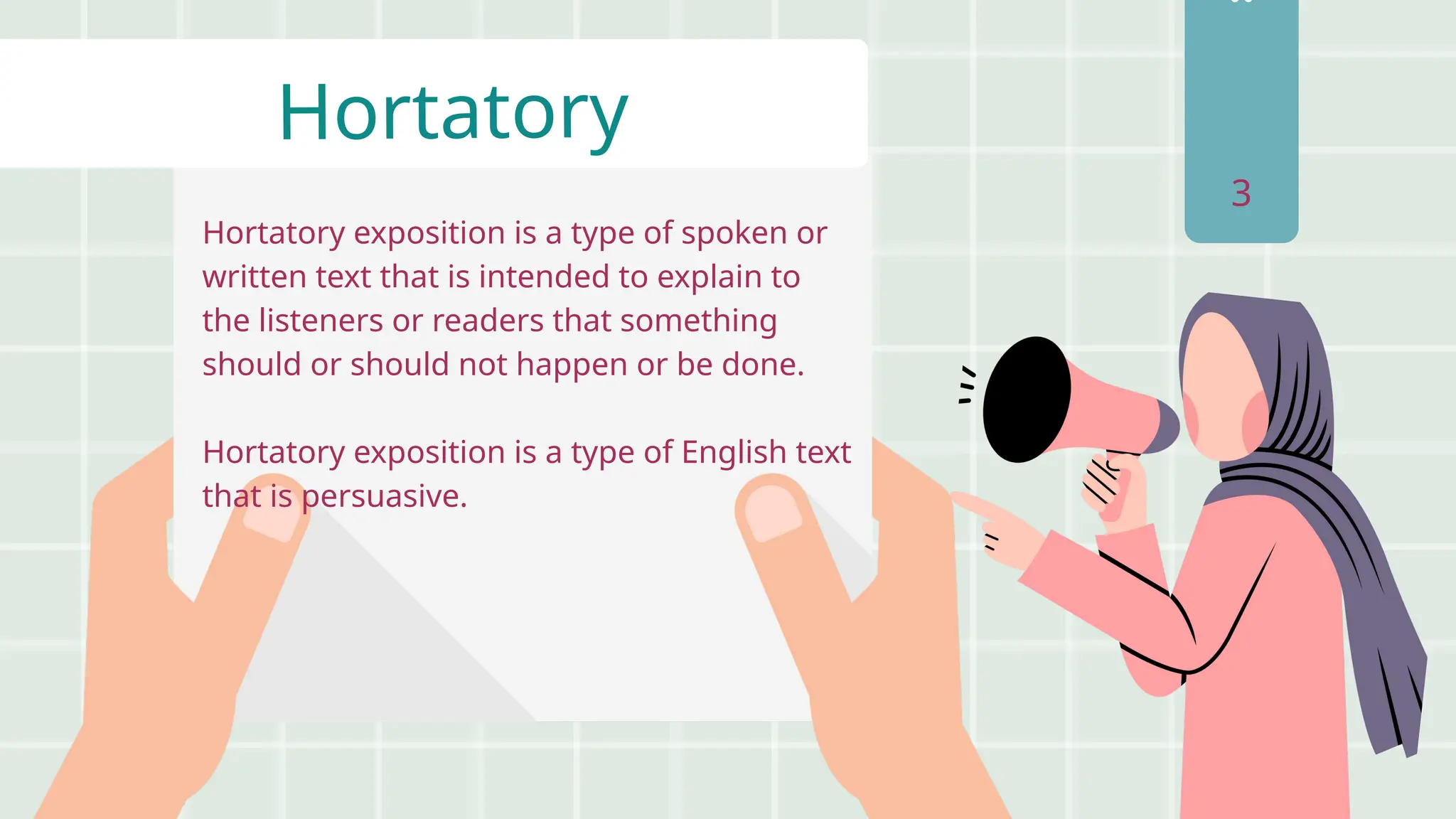 This is a hortatory exposition text powerpoint | PPT
