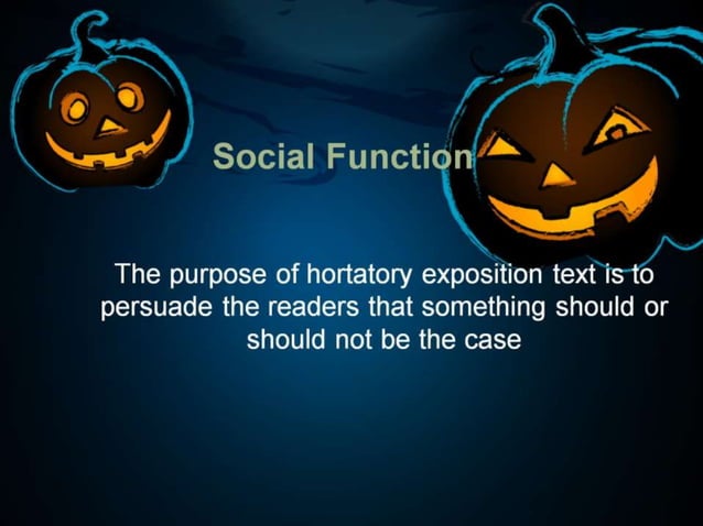 Hortatory Exposition text | PPTX