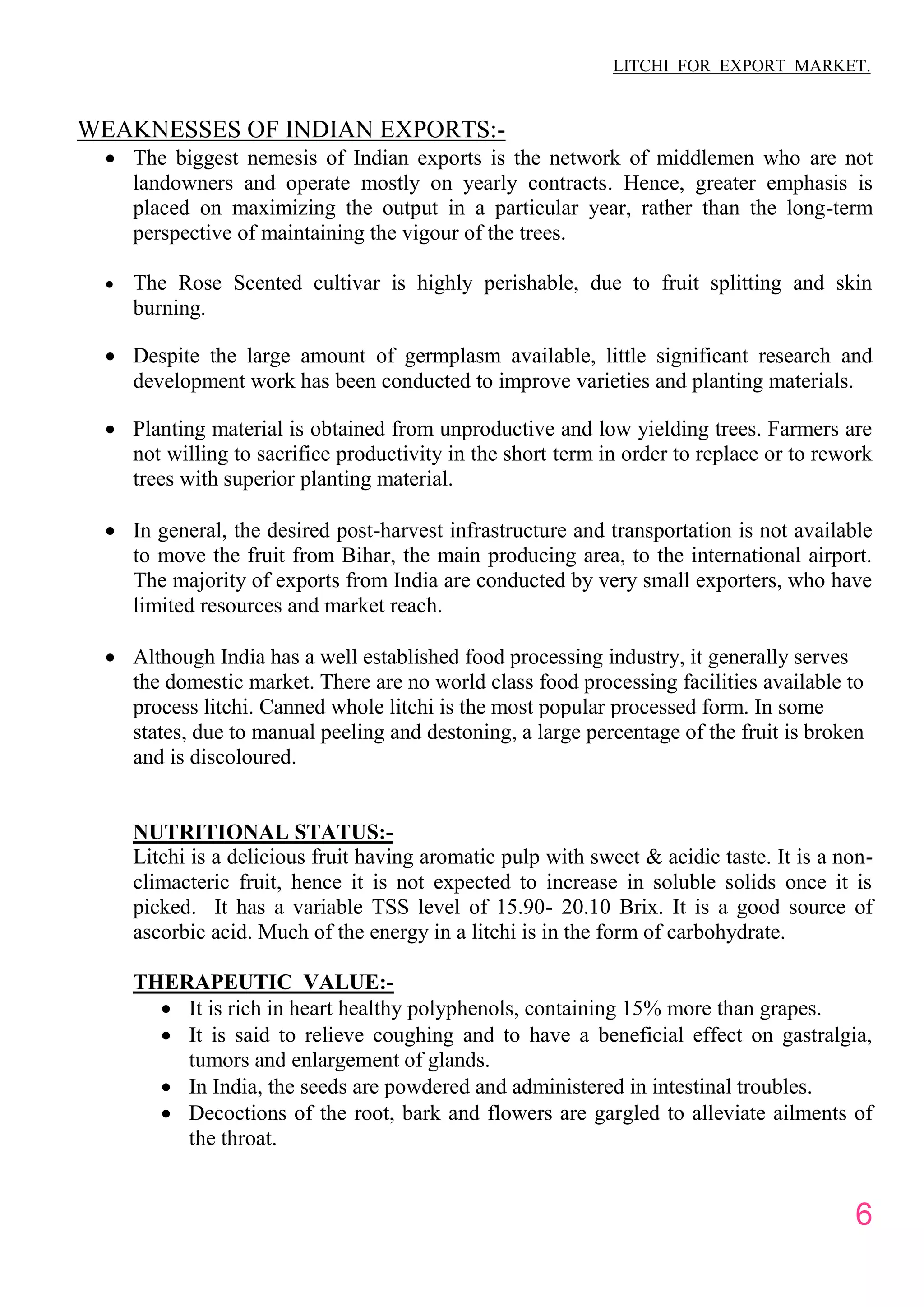 Litchi production for export market | PDF