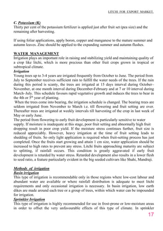 Litchi production for export market | PDF