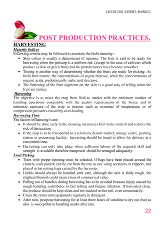 Litchi production for export market | PDF
