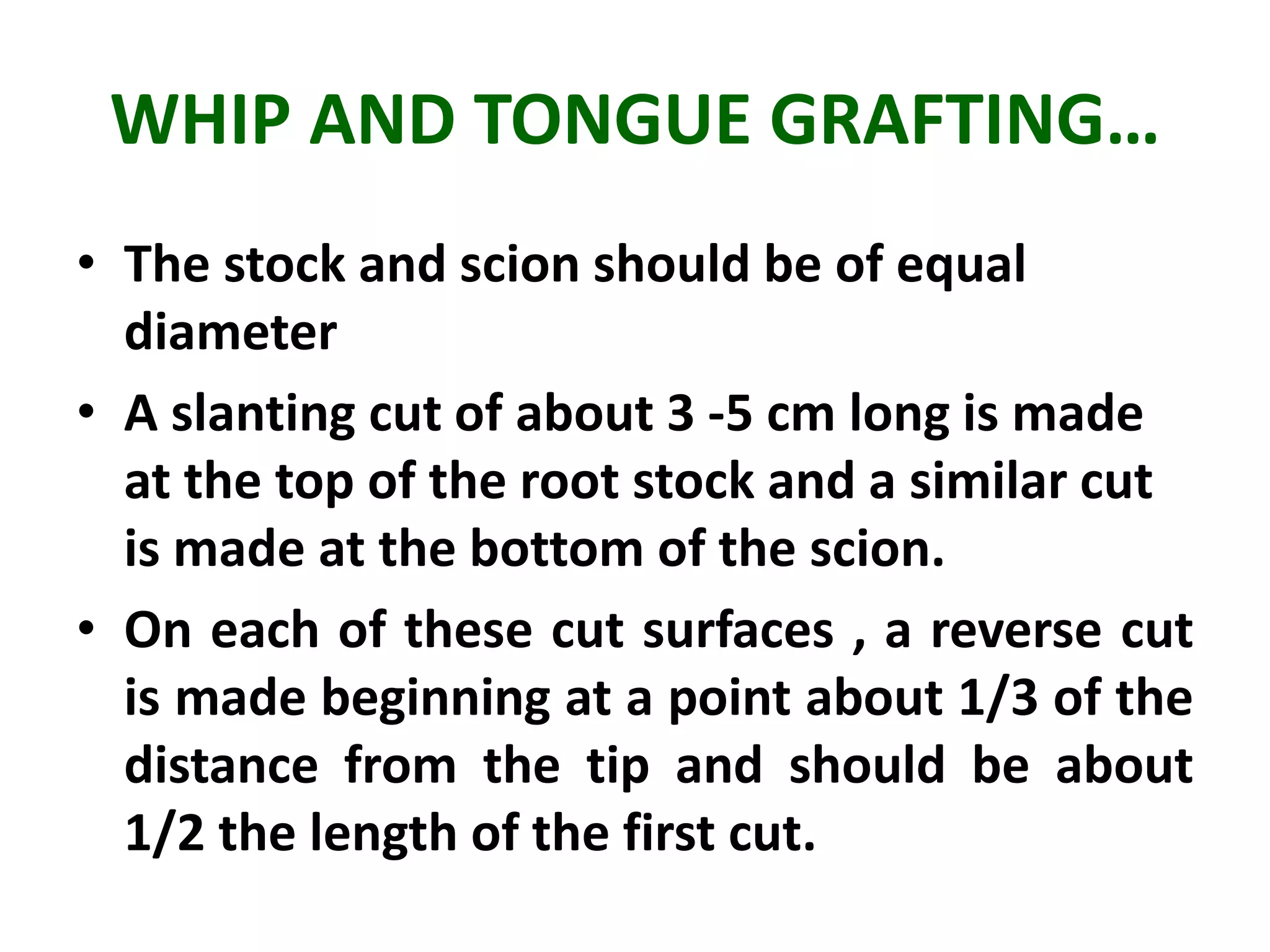 HORTICULTURAL PRACTICES : CUTTING, LAYERING, GRAFTING & BUDDING SMG | PPTX