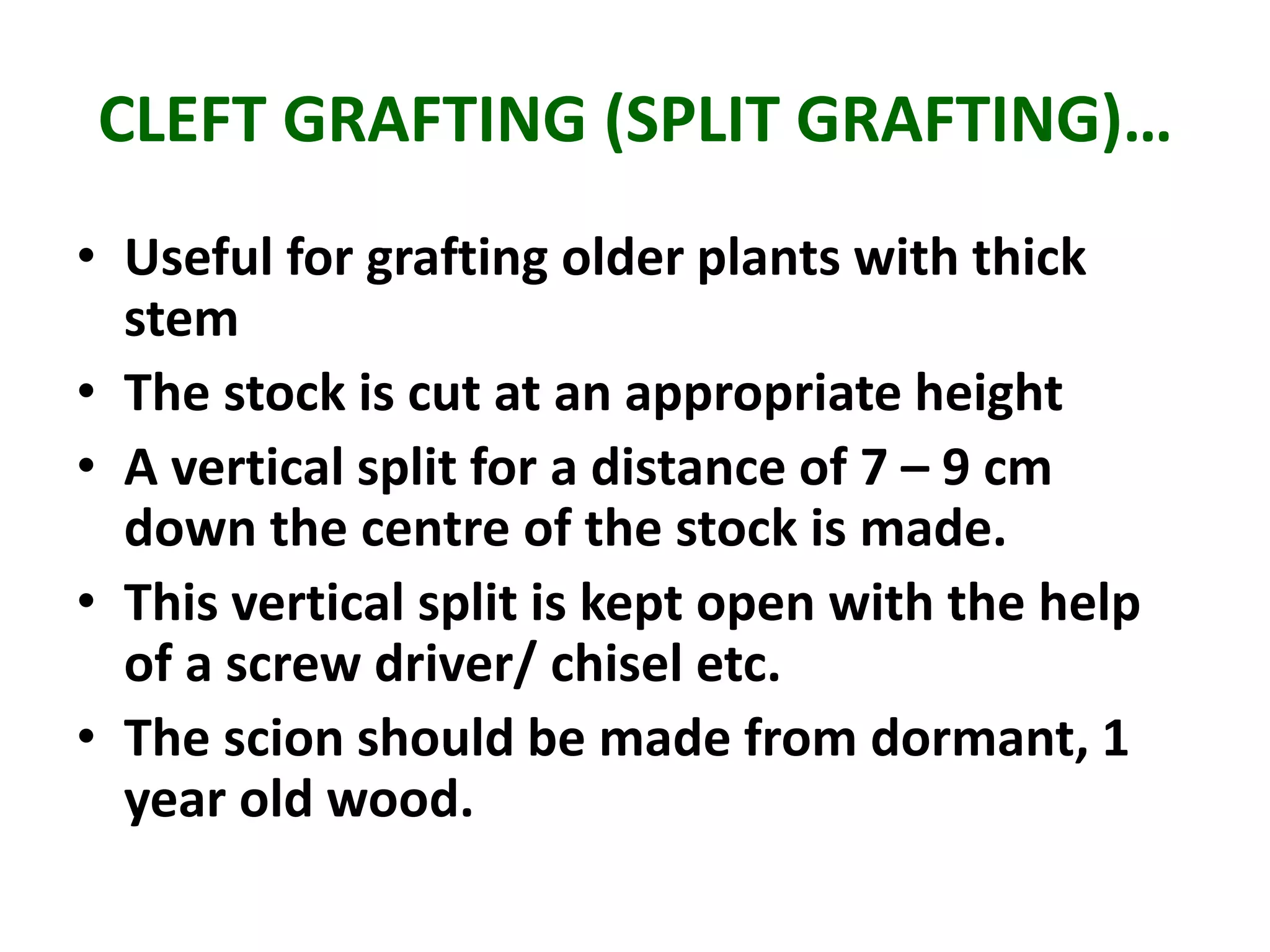 HORTICULTURAL PRACTICES : CUTTING, LAYERING, GRAFTING & BUDDING SMG | PPTX