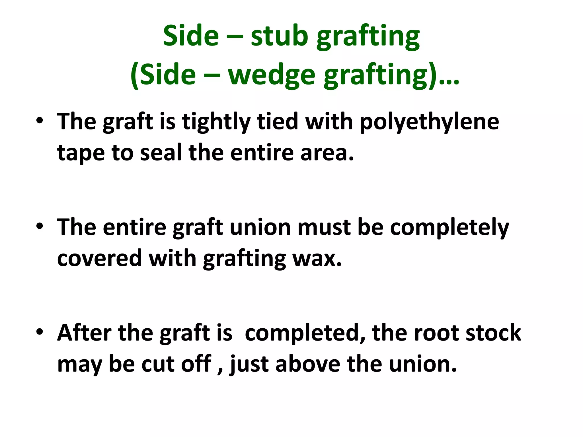 HORTICULTURAL PRACTICES : CUTTING, LAYERING, GRAFTING & BUDDING SMG | PPTX