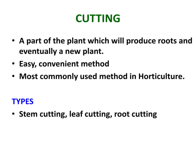 HORTICULTURAL PRACTICES : CUTTING, LAYERING, GRAFTING & BUDDING SMG ...