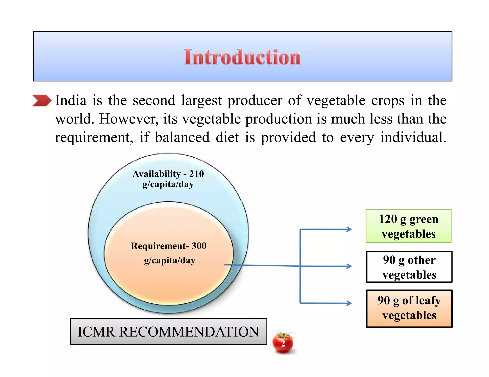 Horticultural practices in vegetable crops | PDF