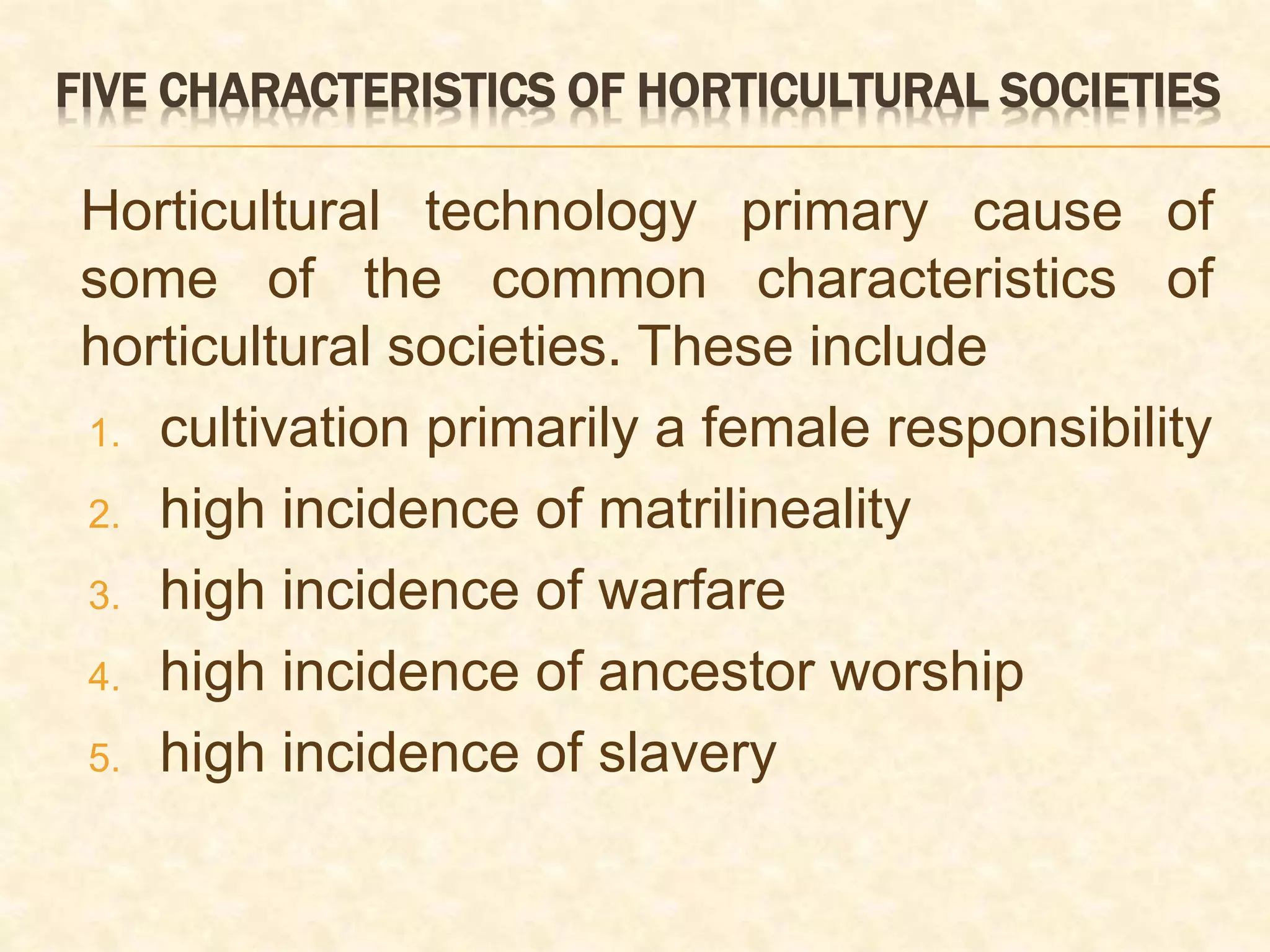 Horticultural societies | PPTX