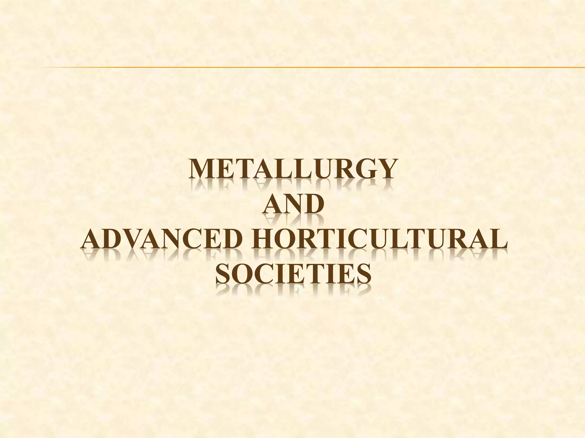 Horticultural societies | PPTX