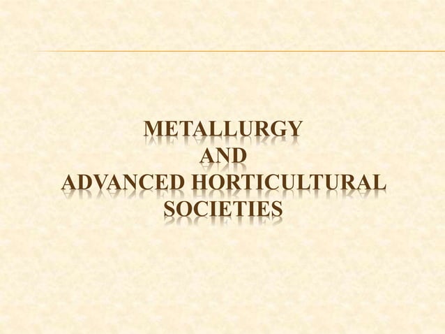 Horticultural societies | PPTX | Gardening | Home & Garden