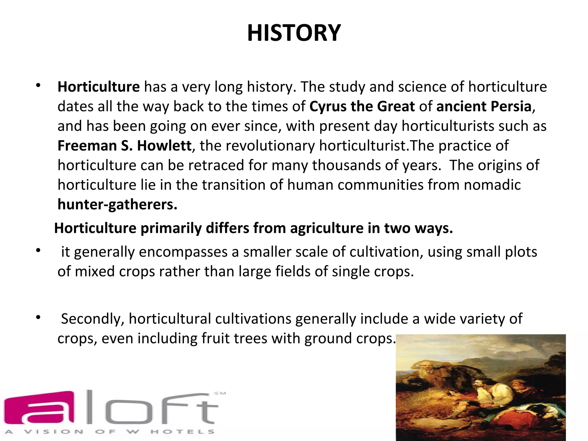 Horticulture | PPT