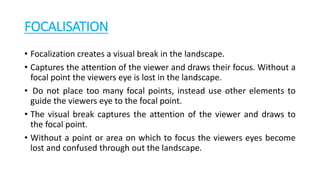 Principles of landscape gardening and types of garden | PPTX