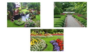 Principles of landscape gardening and types of garden | PPTX