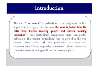Horticulture- Introduction - Scope and Importance.pdf