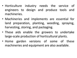 Horticulture 1 | PPTX
