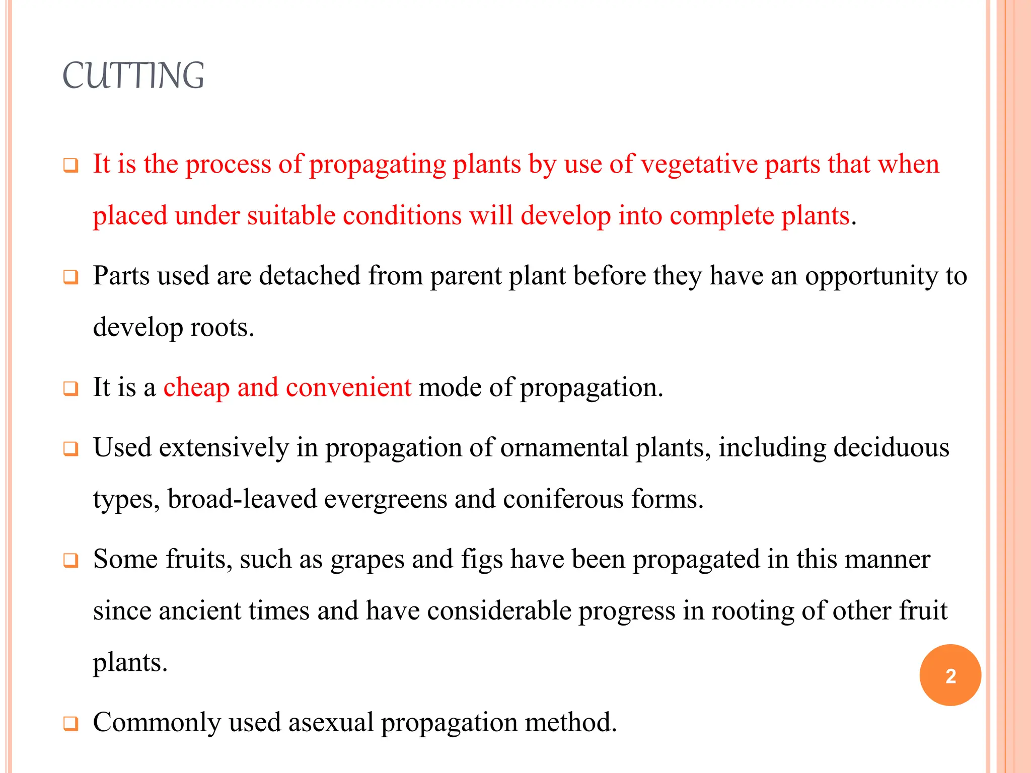 Plant propagation methods : types, features etc. | PPTX