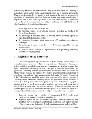 Horticulture guideline | PDF