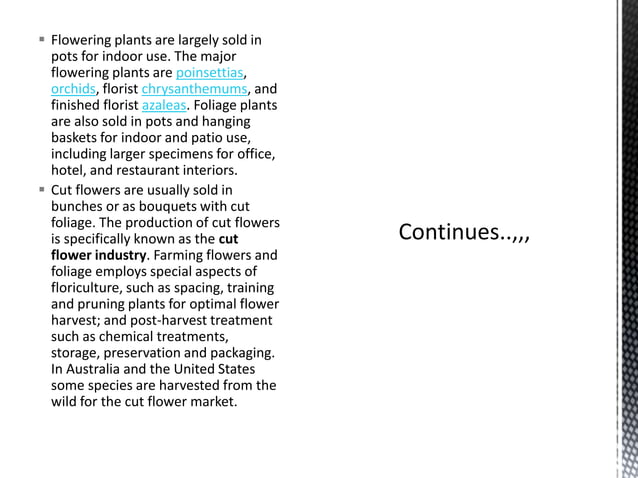 Horticulture ppt | PPTX