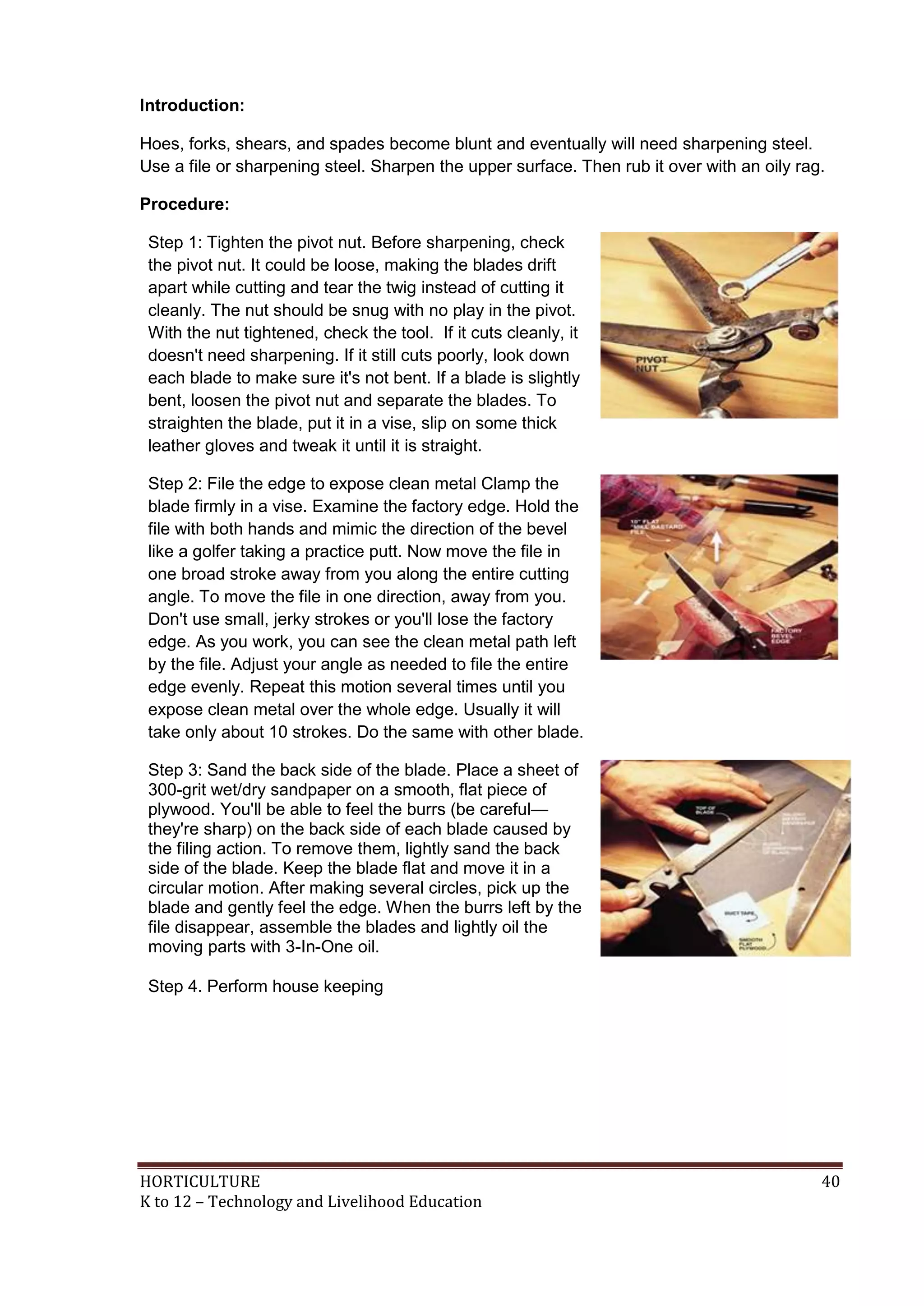 K to 12 Horticulture Learning Module | PDF