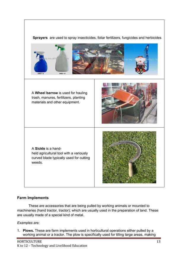 K to 12 Horticulture Learning Module | PDF