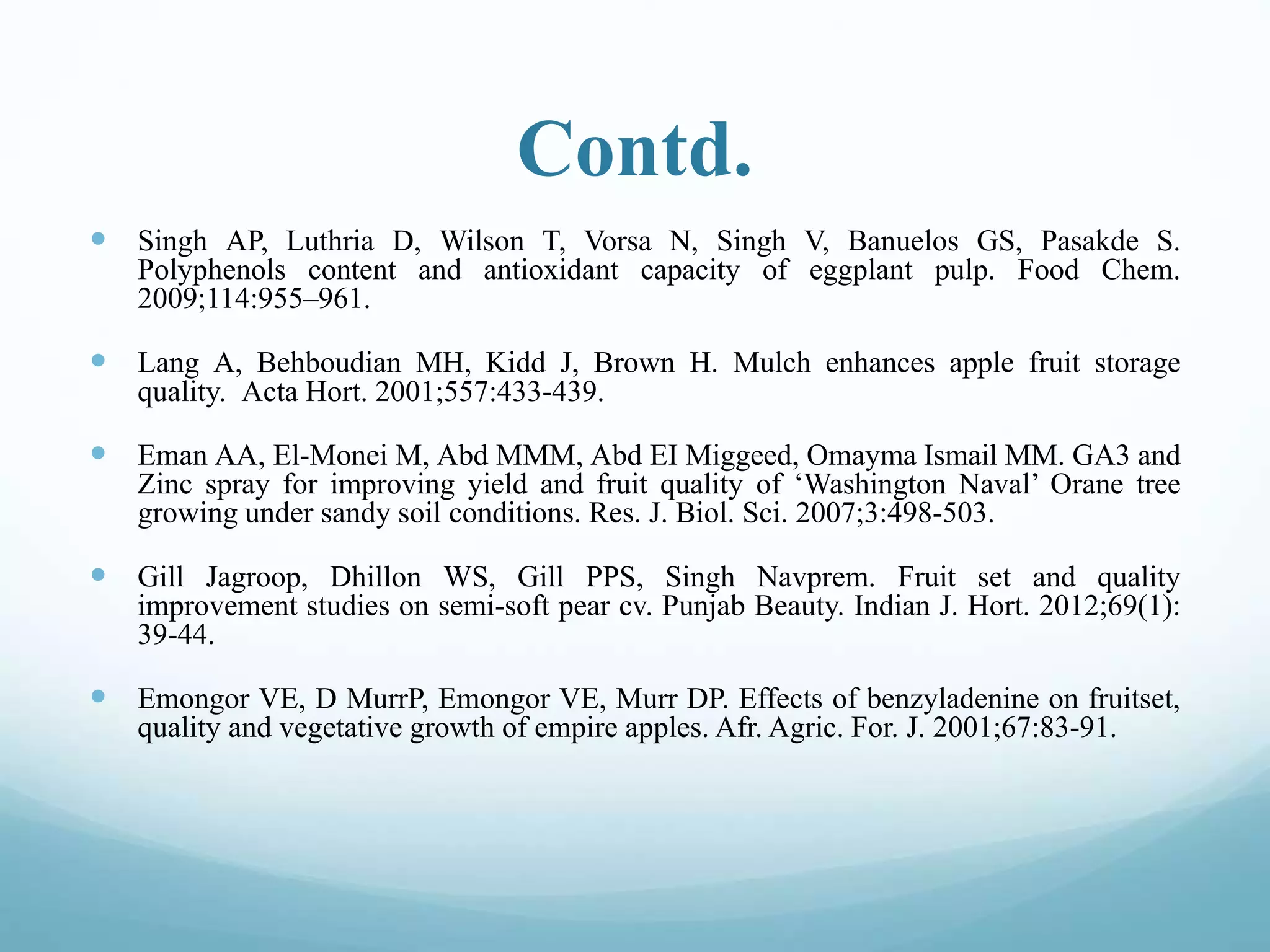 Factors Affecting Quality Of Fruits. | PPTX
