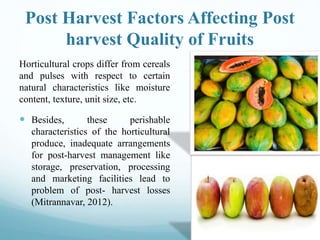 Factors Affecting Quality Of Fruits. | PPTX