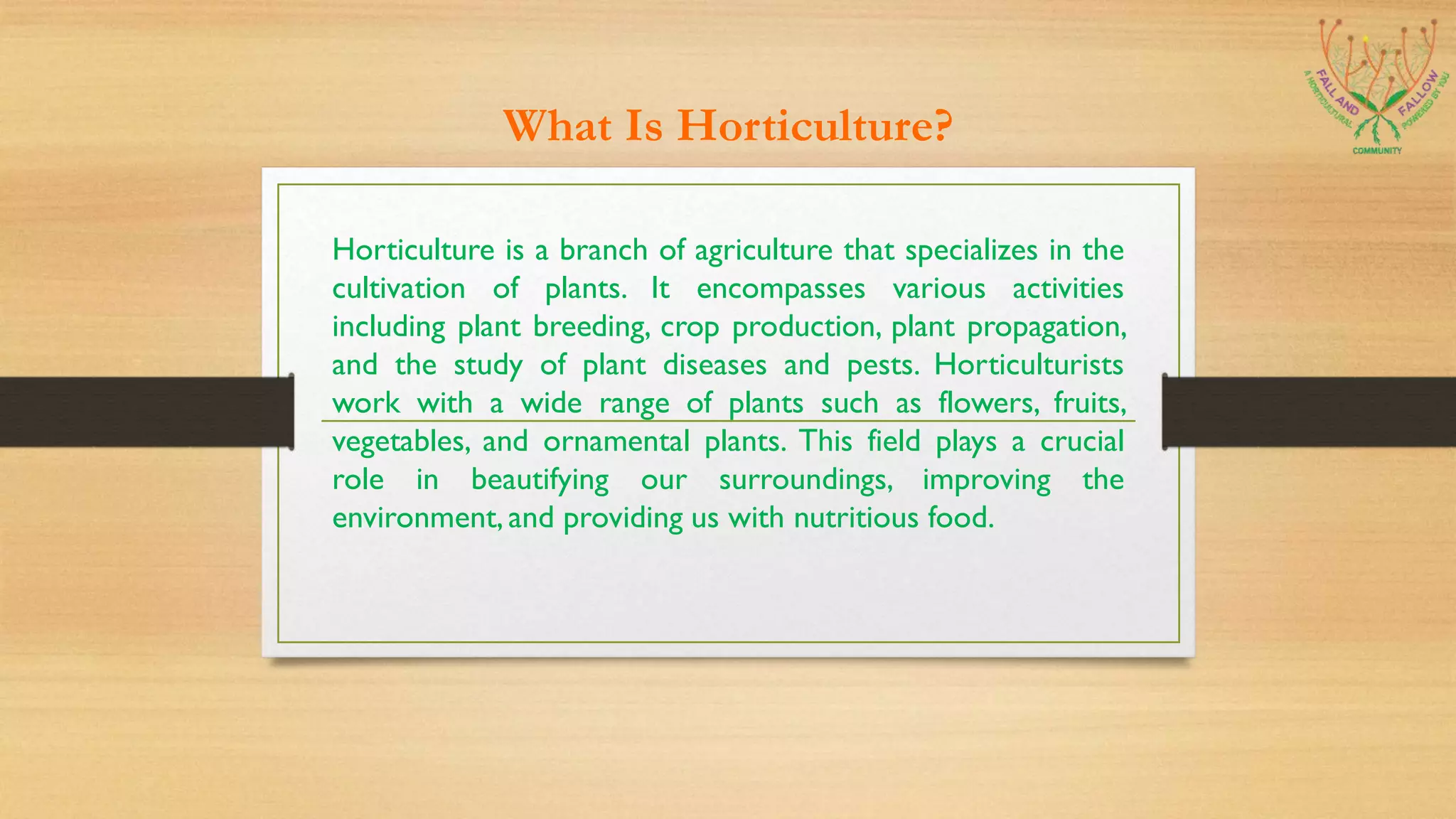 Horticulture Vs. Botany: The Major Differences | PDF