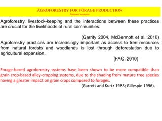Hortipastoral systems challenges and opportunities | PPT