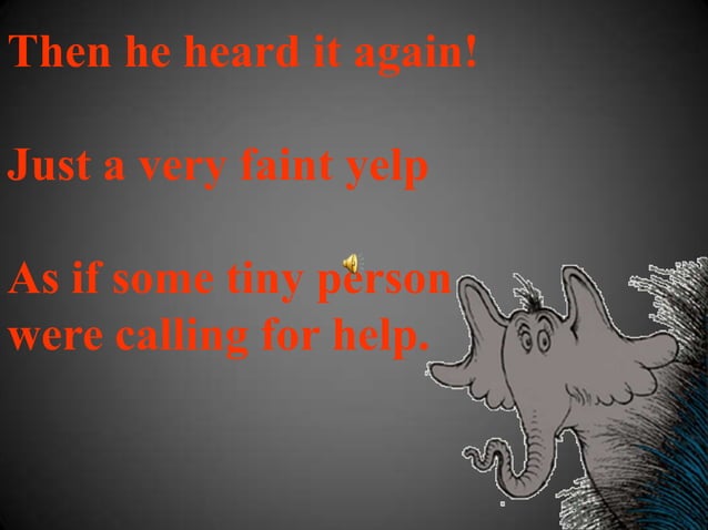 Horton hears a who | PPT