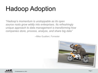 Combine Apache Hadoop and Elasticsearch to Get the Most of Your Big Data | PPT