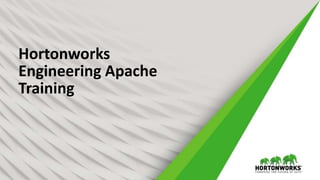 Hortonworks apache training | PPT
