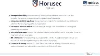 Horusec - Security & Vulnerability | PDF