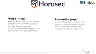 Horusec - Security & Vulnerability | PDF