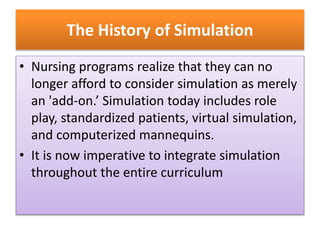 History of Simulation in Nursing -LP.pptx