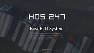 ELD userguide by HOS247 | PDF