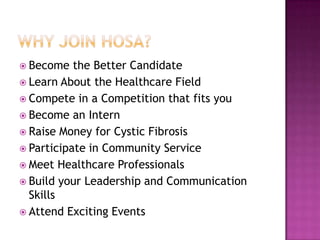 Hosa introduction | PPTX