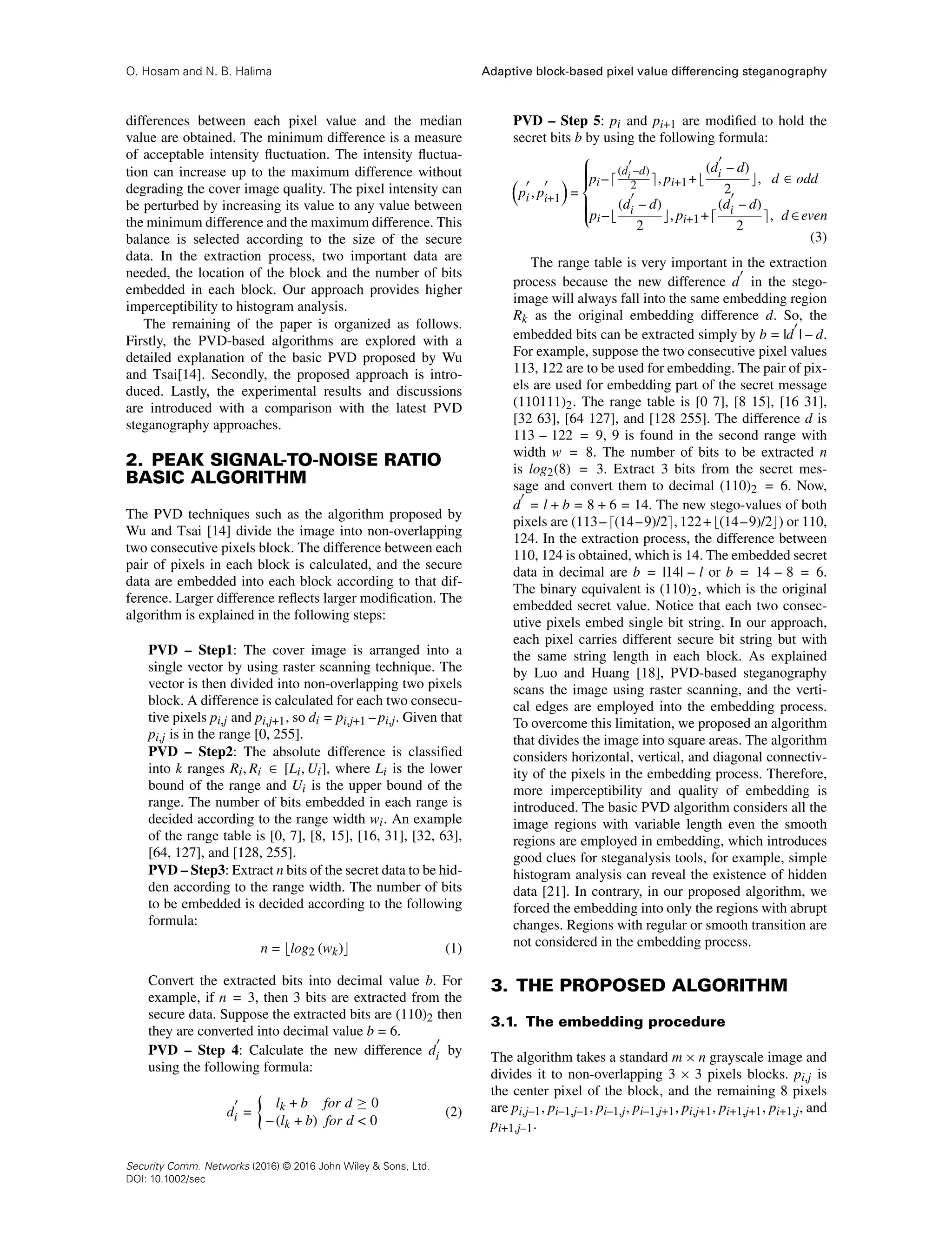 Adaptive Block Based Pixel Value Differencing Steganography Pdf Photo Editing Software