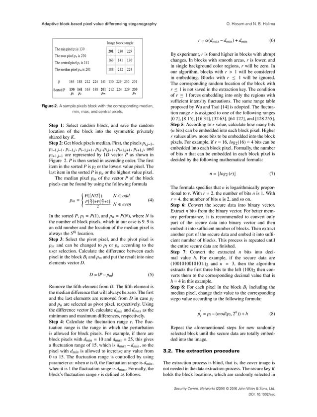 Adaptive block-based pixel value differencing steganography | PDF | Photo Editing Software ...