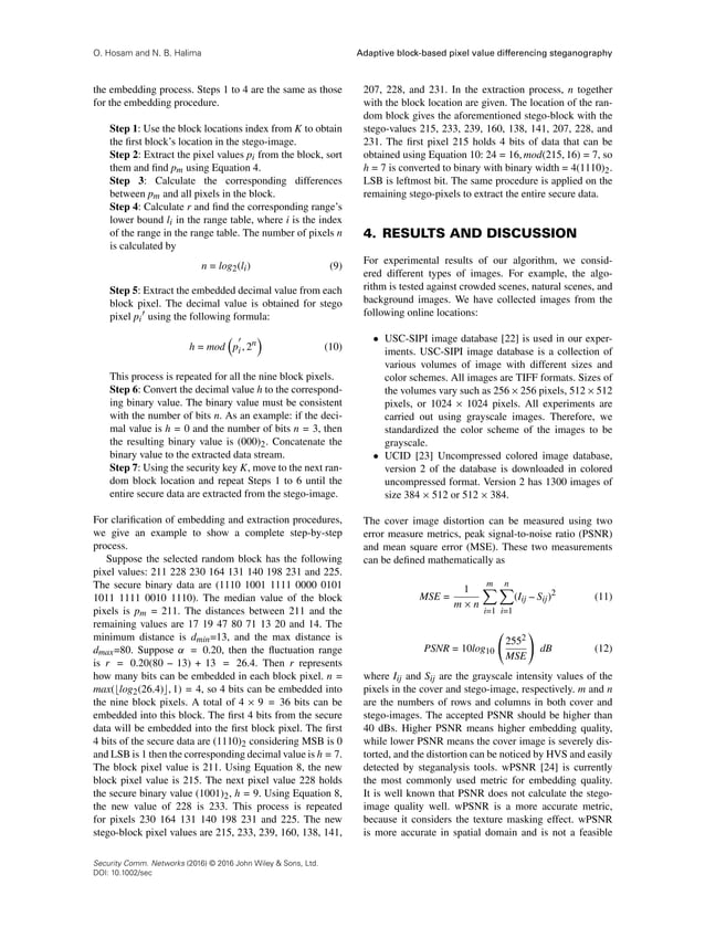 Adaptive block-based pixel value differencing steganography | PDF | Photo Editing Software ...