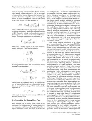 Adaptive block-based pixel value differencing steganography | PDF