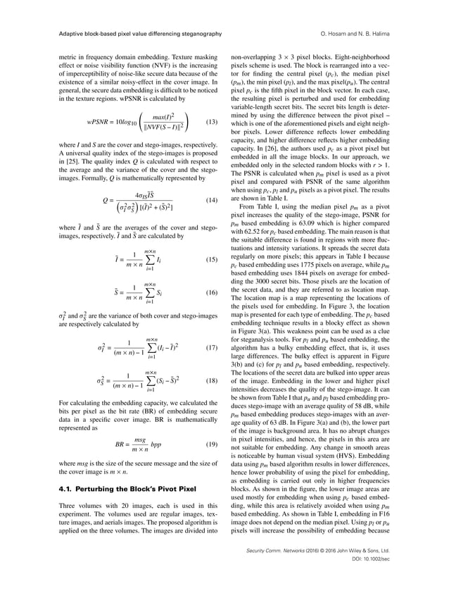 Adaptive block-based pixel value differencing steganography | PDF | Photo Editing Software ...