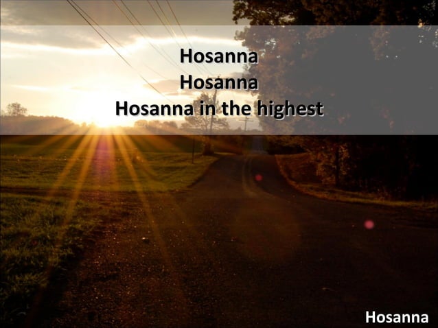 Hosanna | PPT