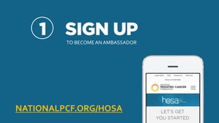 About the National Pediatric Cancer Foundation & HOSA | PPT