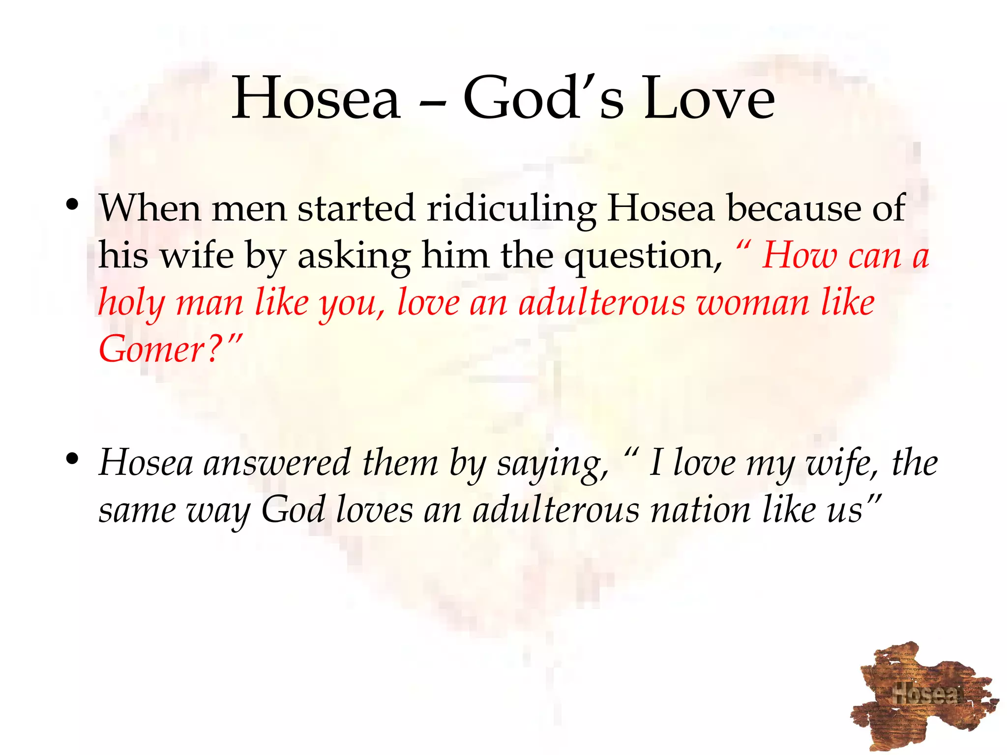 Hosea | PPT
