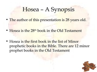Hosea | PPT